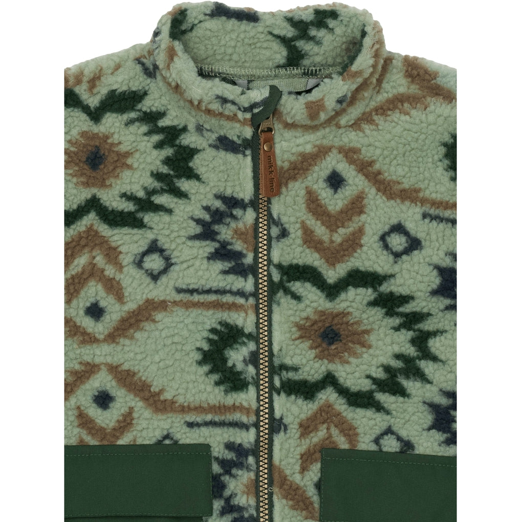Mikk-Line - Teddy Mix Jacket AOP - – mikk-line